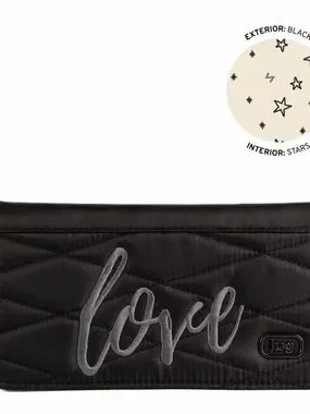 lug | Bags | Lug Black Quilted Sweep Nwt Wallet | Poshmark
